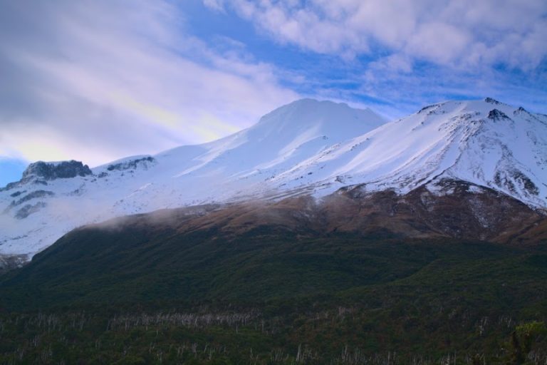Fanthams Peak and Mt Taranaki as seen from Lake Dive – Wellington ...