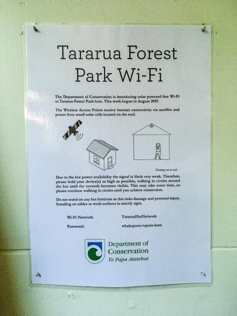 Tararua-Forest-Park-wifi-at-Carkeek-Hut – Wellington Tramping and ...
