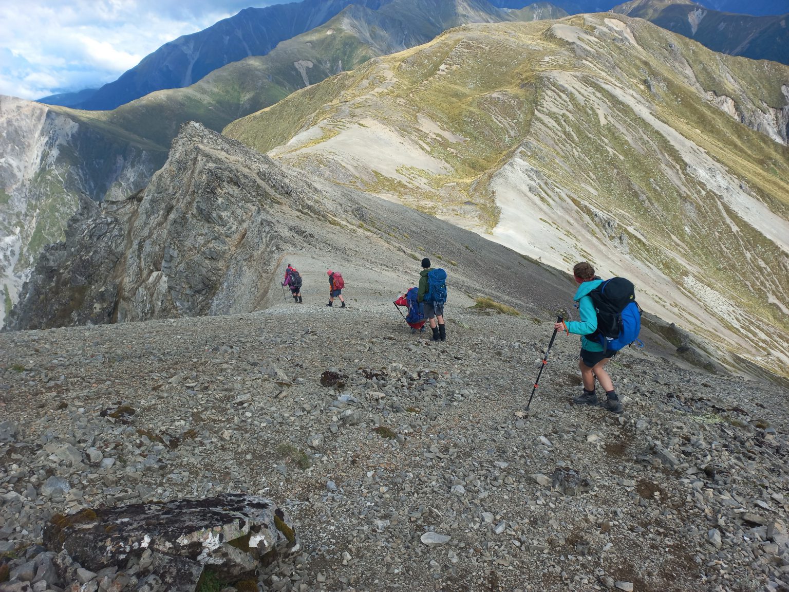 The spicy scree slopes – Wellington Tramping and Mountaineering Club