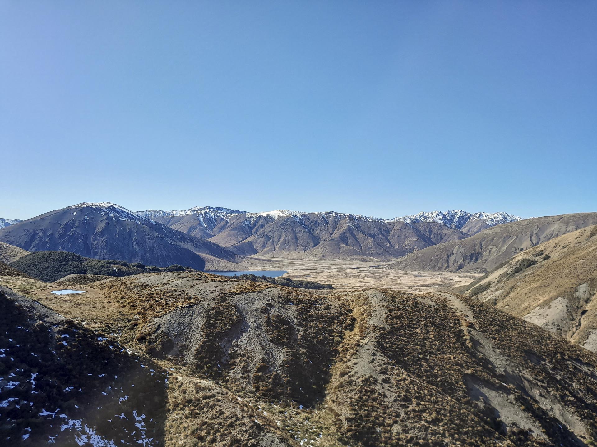 Glimpse-of-Lake-Tennyson – Wellington Tramping and Mountaineering Club