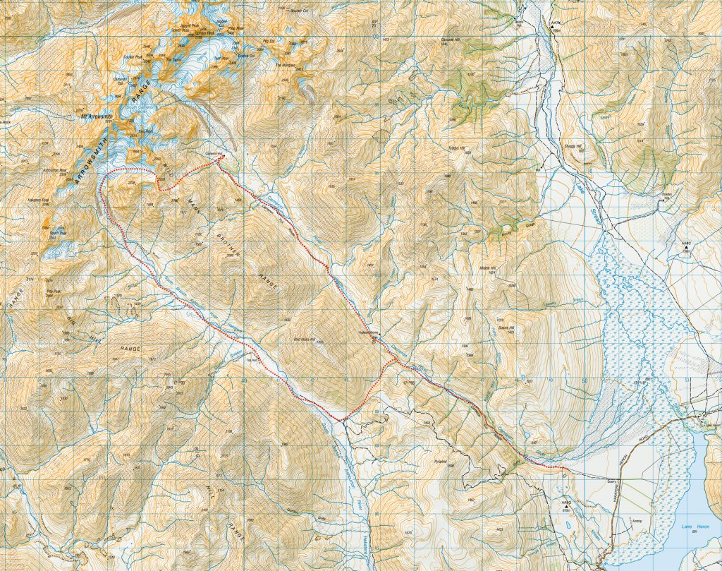 Cameron-Route-Map – Wellington Tramping and Mountaineering Club