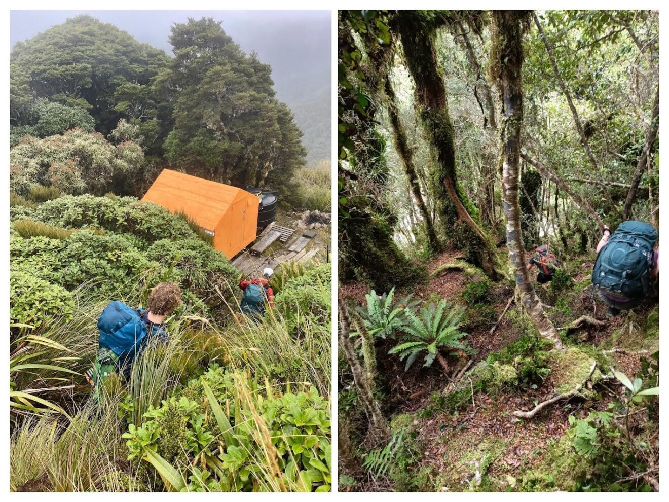 Pack floating down the Waiohine Gorge – Tararua Forest Park ...