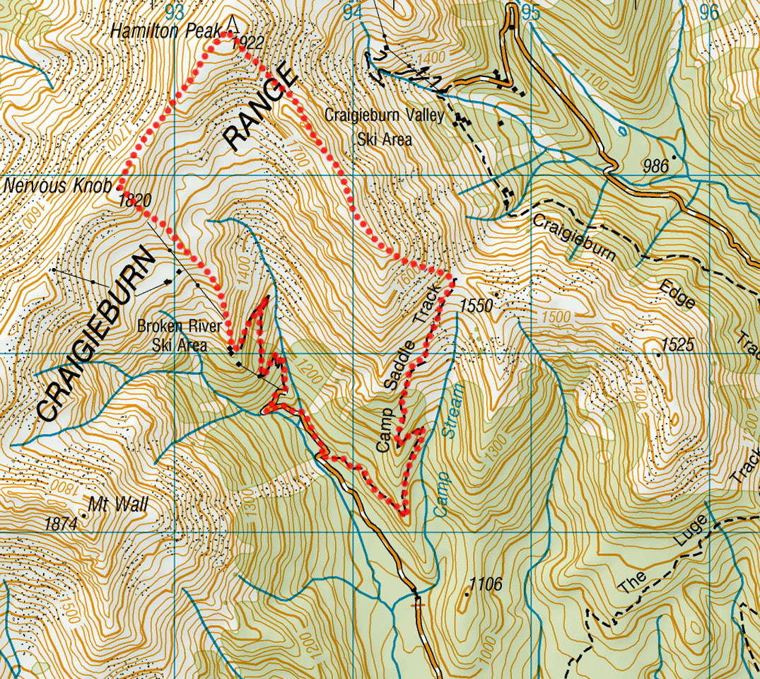 Map-for-route-to-Nervous-Knob-Craigieburn-Range – Wellington Tramping ...