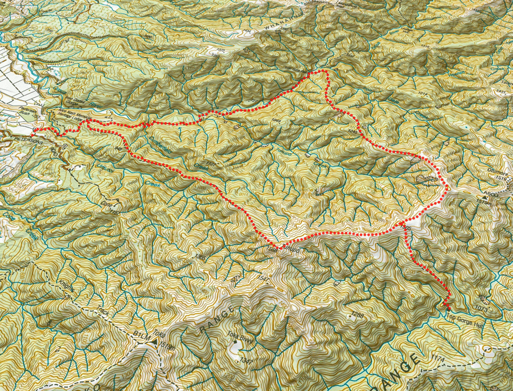 Top-Gorge-Hut-Ruahine-Range-Route-Map – Wellington Tramping and ...